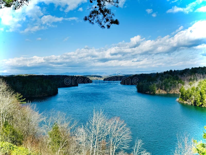 Philpott Lake in Virginia stock image. Image of sunlight - 369049585
