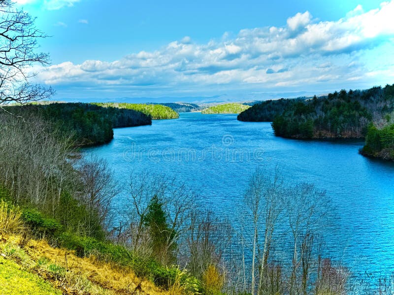 Philpott Lake in Virginia stock image. Image of nature - 369049603