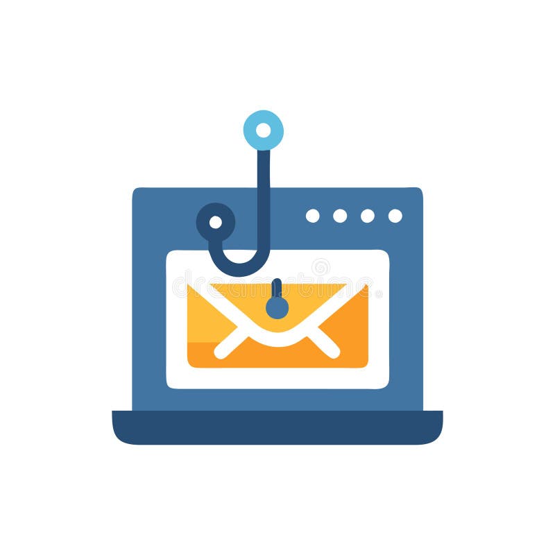 Phishing Attack Protection Icon Stock Illustration - Illustration of ...