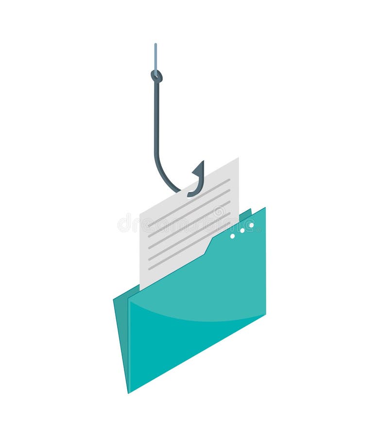 Phishing Data Theft Illustration Concept. a Flat Illustration Isolated ...