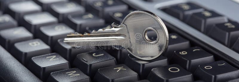 Phishing, Hacking Personal Data and Money , Key and Hook on Computer ...