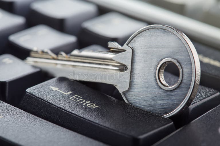 Phishing, Hacking Personal Data and Money , Key and Hook on Computer ...