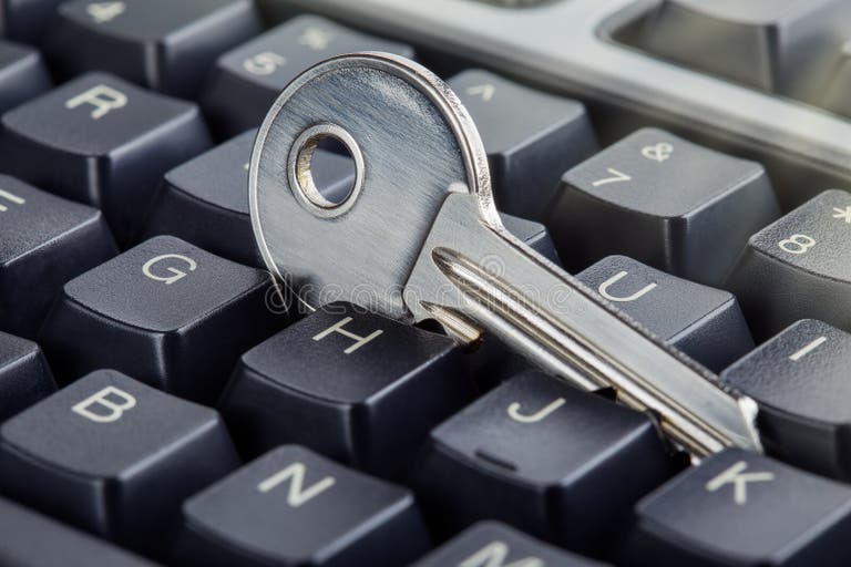 Phishing, Hacking Personal Data and Money , Key and Hook on Computer ...