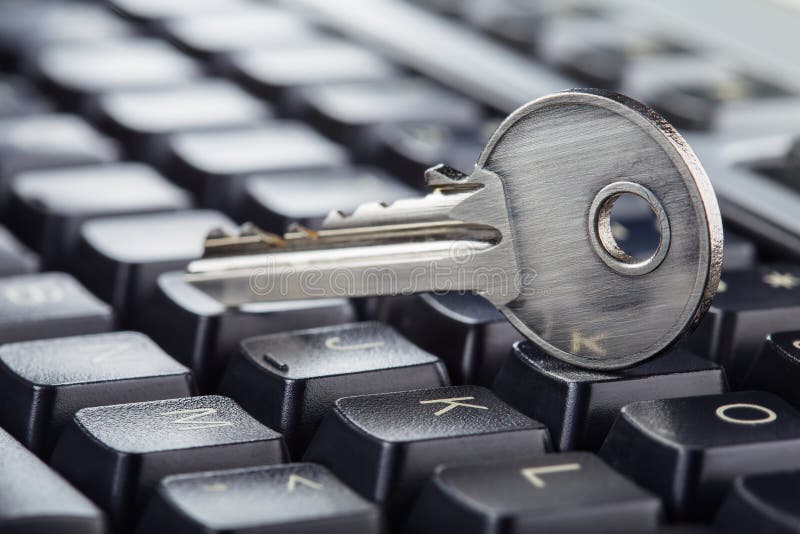 Phishing, Hacking Personal Data and Money , Key and Hook on Computer ...