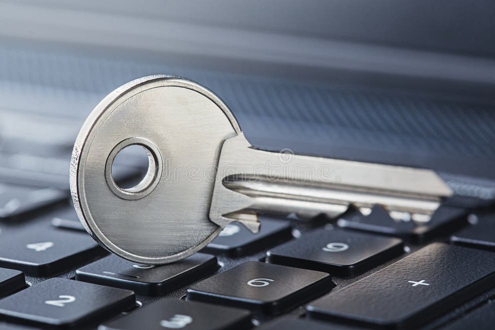 Phishing, Hacking Personal Data and Money , Key and Hook on Computer ...