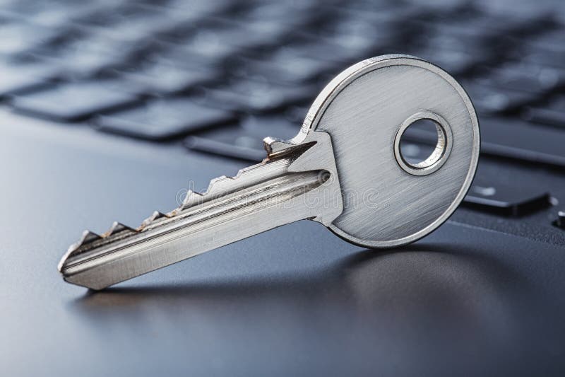 Phishing, Hacking Personal Data and Money , Key and Hook on Computer ...