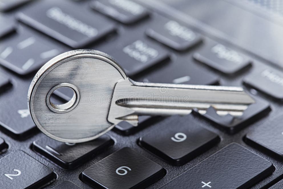 Phishing, Hacking Personal Data and Money , Key and Hook on Computer ...