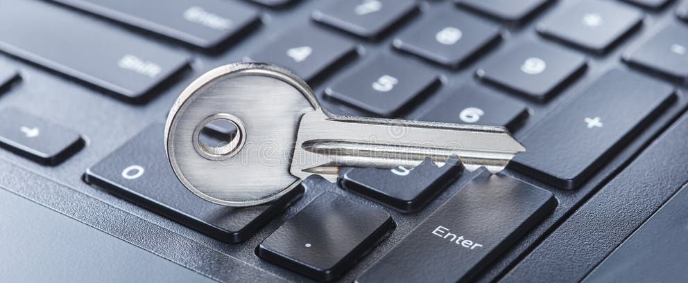 Phishing, Hacking Personal Data and Money , Key and Hook on Computer ...