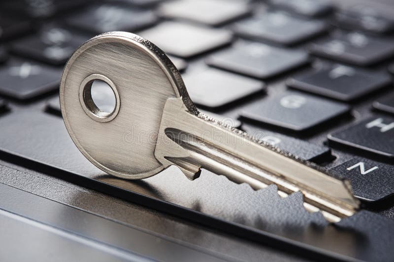 Phishing, Hacking Personal Data and Money , Key and Hook on Computer ...