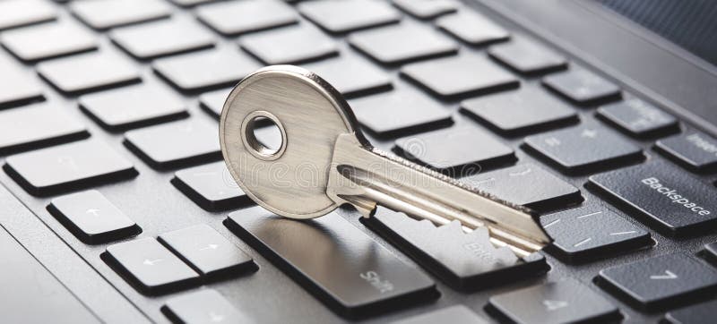 Phishing, Hacking Personal Data and Money , Key and Hook on Computer ...