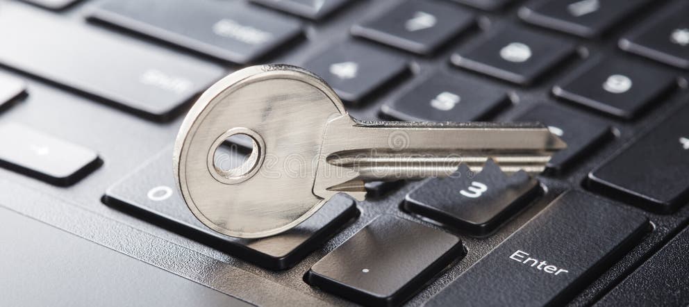 Phishing, Hacking Personal Data and Money , Key and Hook on Computer ...