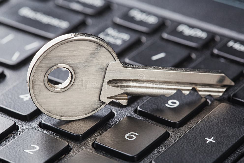 Phishing, Hacking Personal Data and Money , Key and Hook on Computer ...