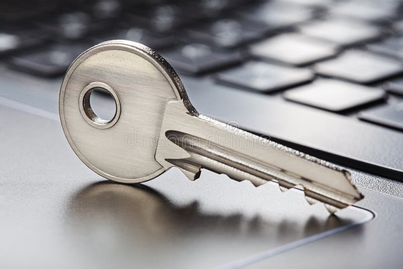 Phishing, Hacking Personal Data and Money , Key and Hook on Computer ...