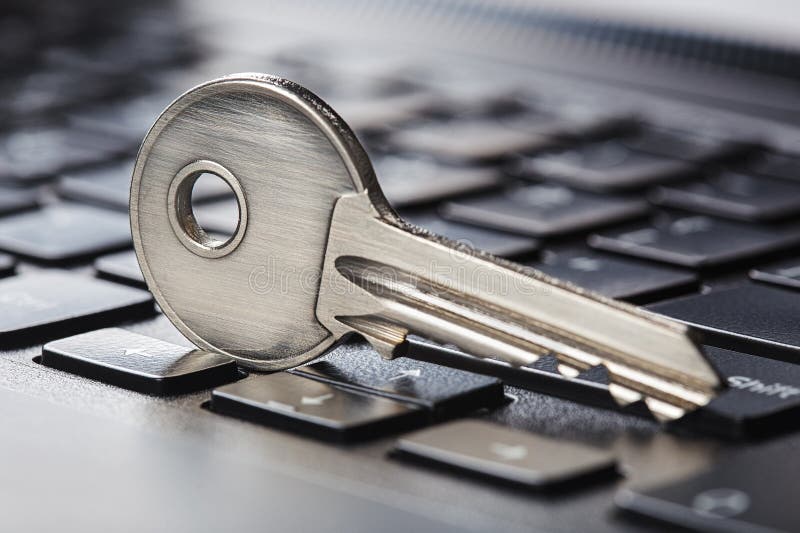 Phishing, Hacking Personal Data and Money , Key and Hook on Computer ...