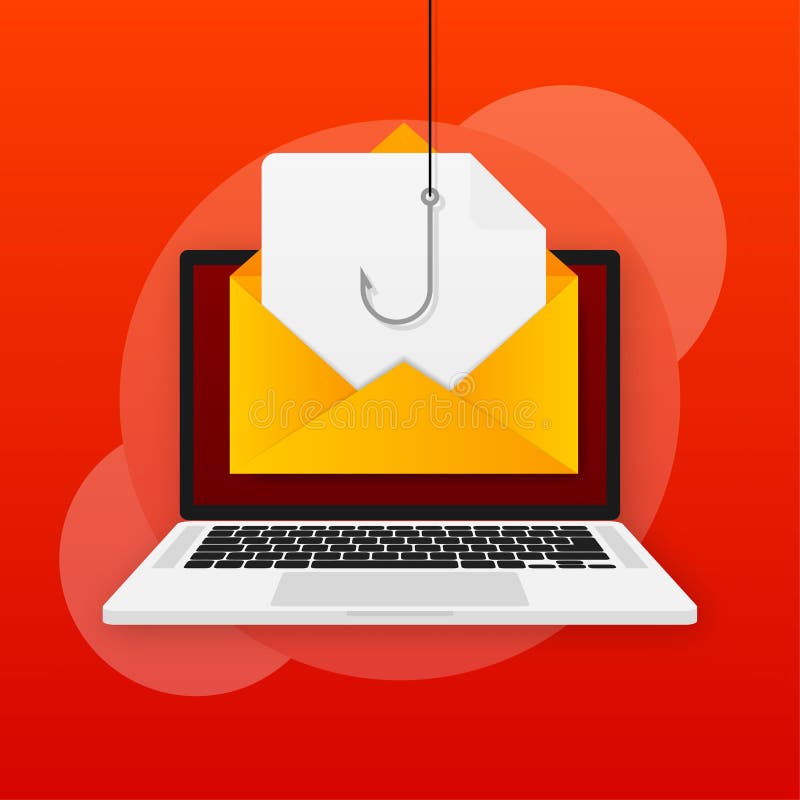 Phishing Scam, Hacker Attack. Computer Hack Concept. Cyber Security ...