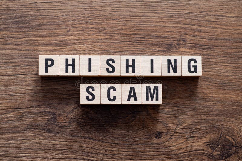 Phishing Scam - Word Concept on Building Blocks, Text Stock Photo ...