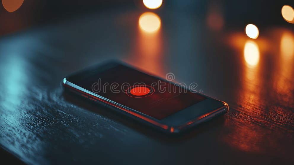 Phishing Security Threats Digital Environment Realistic Image of Mobile ...