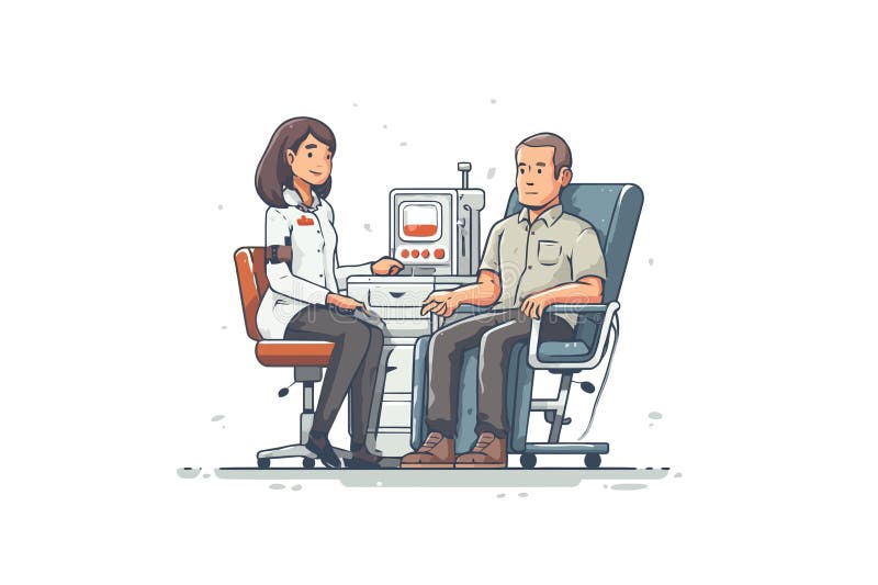 Phlebotomist Laboratory Corona Genetic Isolated Stock Vector ...