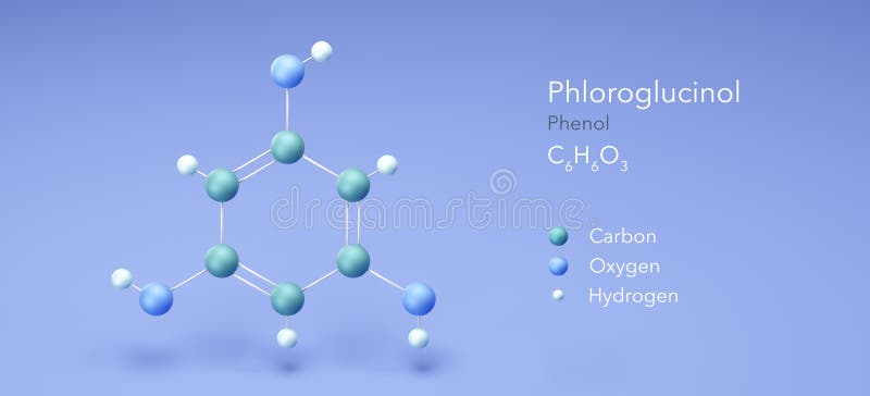Phloroglucinol, Molecular Structures, Phenol, 3d Model, Structural ...