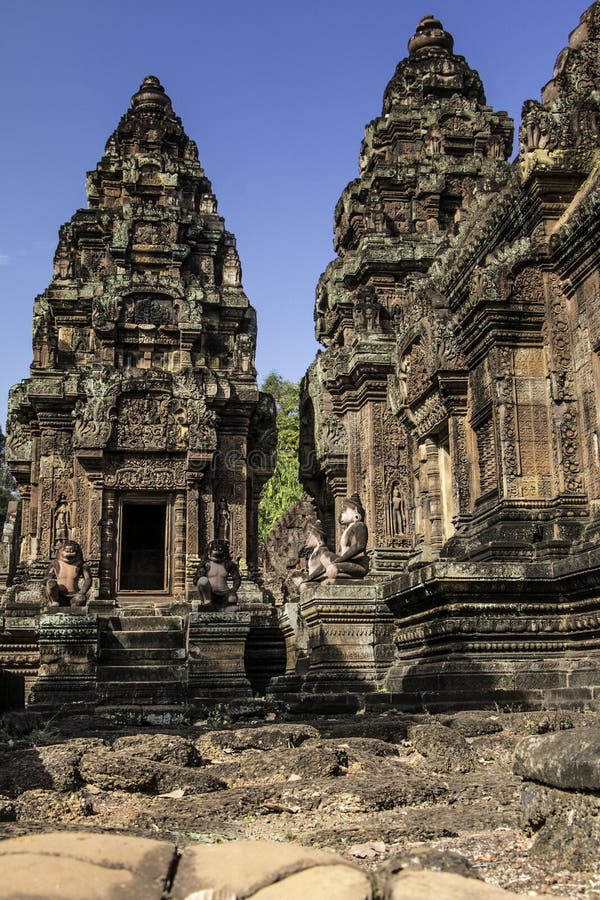 Phnom Bakeng Castle in Cambodia Stock Image - Image of bakeng, palace ...