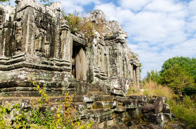 Old Crumbling Temple stock image. Image of monk, enlightened - 69879451