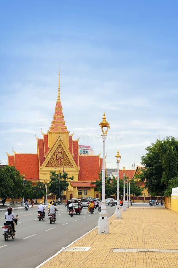 Phnom Penh, Camboya foto de archivo editorial. Imagen de indochina ...