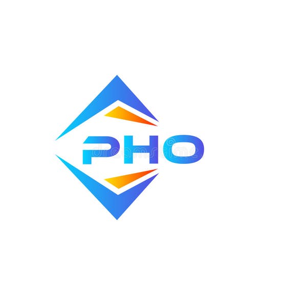 PHO Abstract Technology Logo Design on White Background. PHO Creative ...