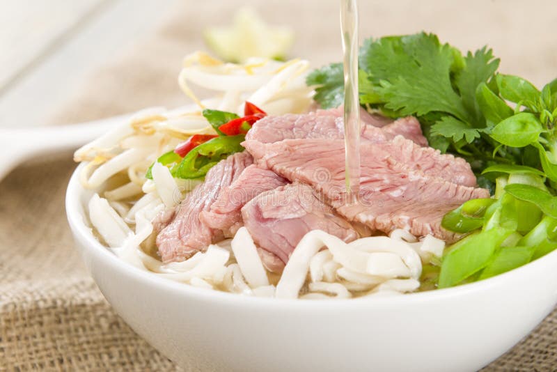 Pho Bo stock image. Image of chopsticks, fresh, meat - 29302987