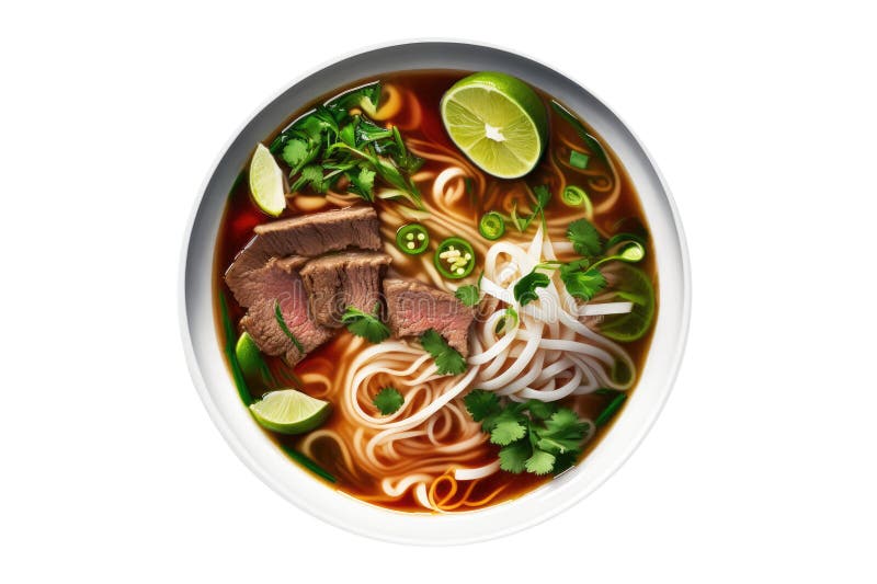 Pho on a Transparent Background. Generative AI Stock Photo ...