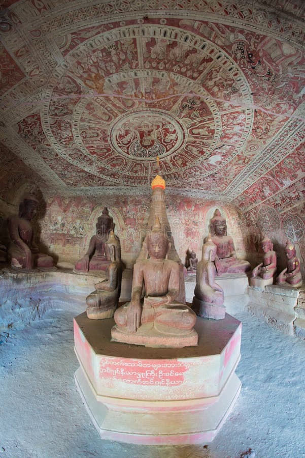 Pho Win Taung Caves stock photo. Image of ancient, religion - 68913362