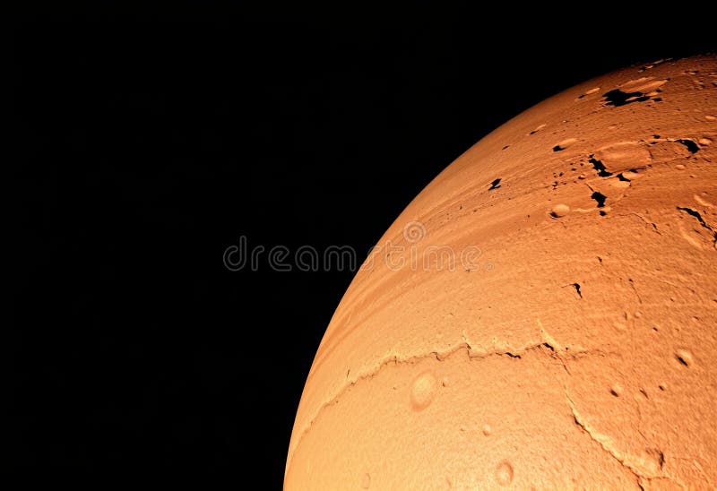 Phobos Macrorealistic Surface a Macrorealistic Depiction of Pho Stock ...