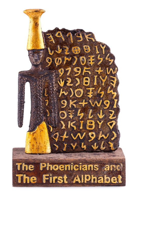 Phoenicians alphabet stock photo. Image of character - 84150128