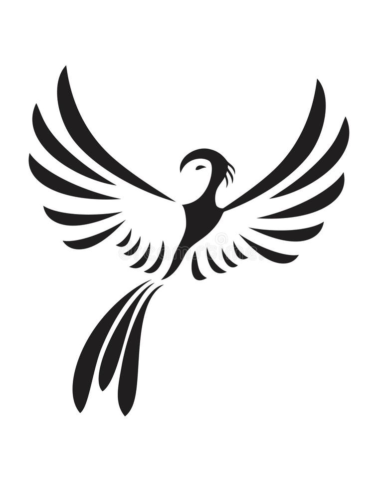 Phoenix Bird Figure Stock Illustrations – 195 Phoenix Bird Figure Stock ...