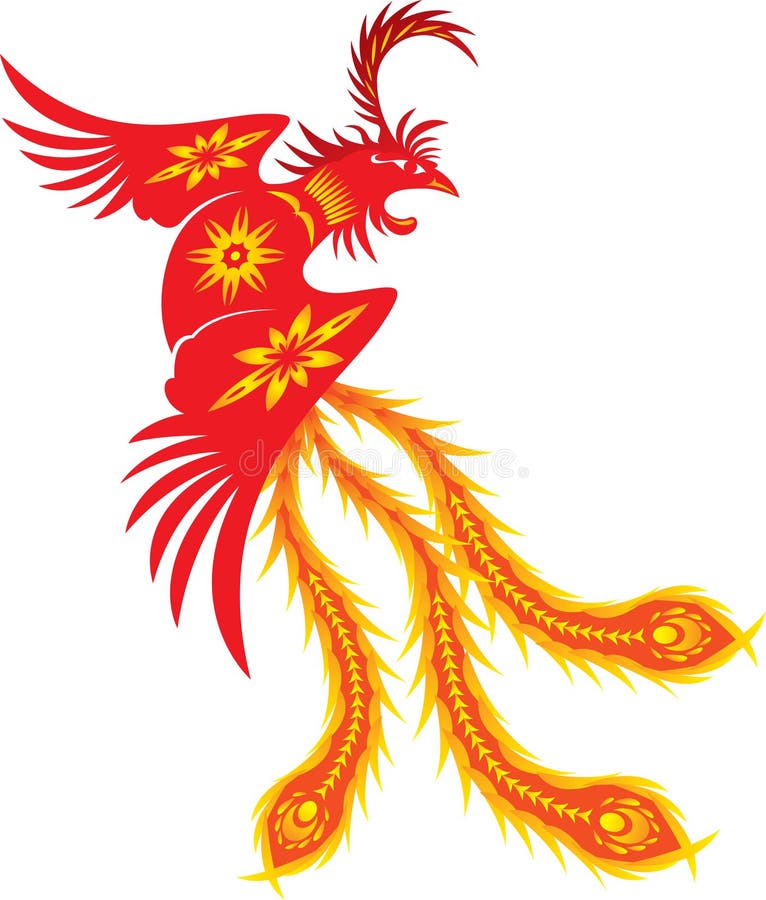 Chinese Phoenix stock vector. Illustration of animal - 20960939