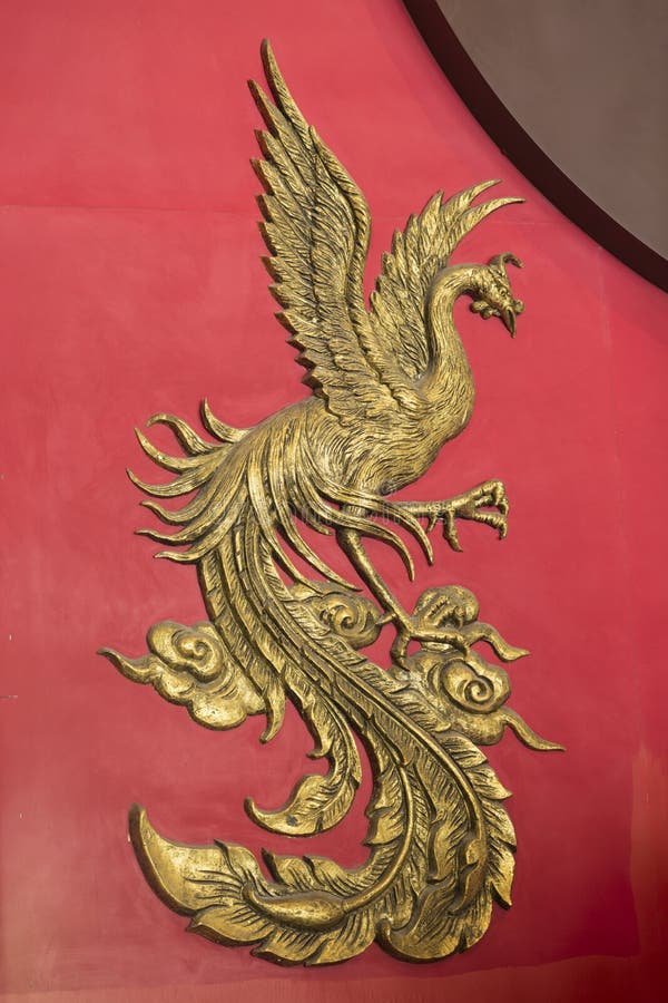 Chino Phoenix De Feng Huang Imagen de archivo - Imagen de fauna ...