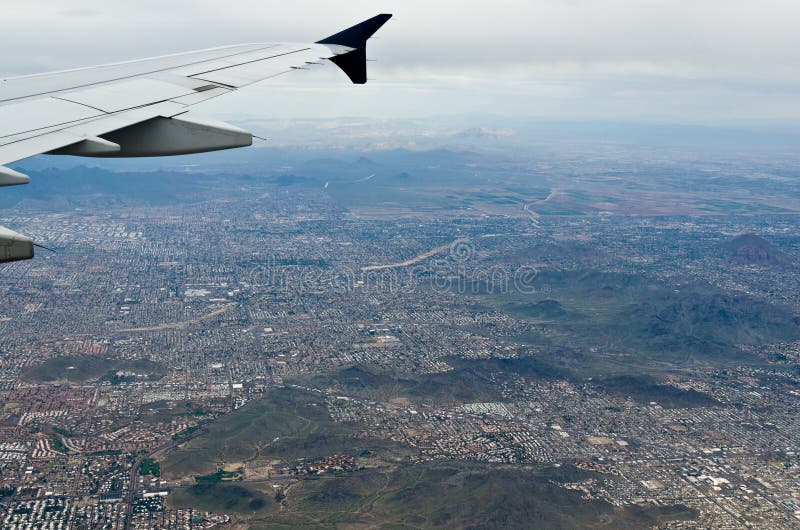 Phoenix Arizona from the Sky Stock Image - Image of beautiful, park ...