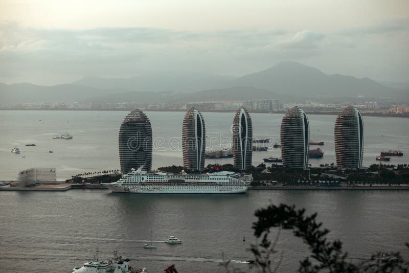 Phoenix - an Artificial Island Off the Coast of Hainan Island, China ...
