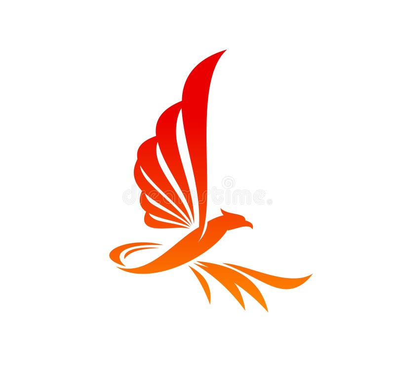Firebird Phoenix Flying Stock Illustrations – 505 Firebird Phoenix ...