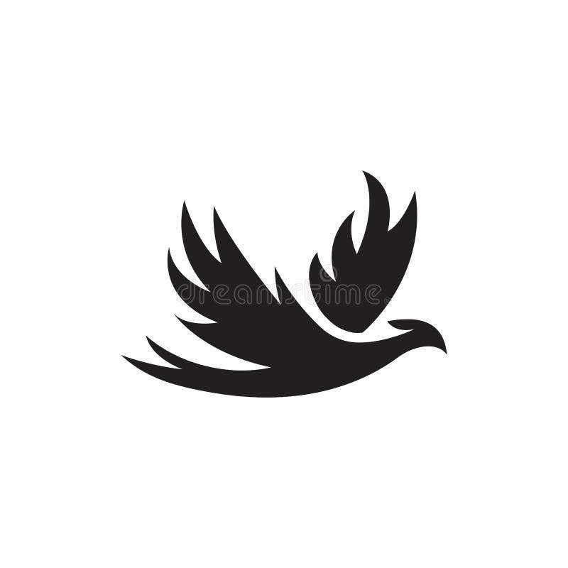 Phoenix Bird. Vector Logo Icon Template Stock Vector - Illustration of ...