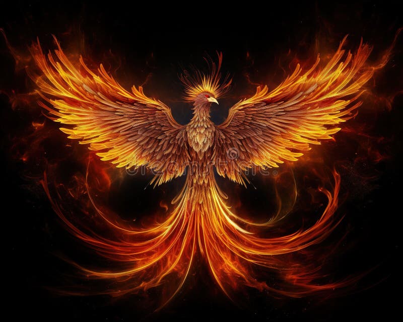 A Phoenix in Fire Symbol Rebirth a Phoenix in Fire Symbol Rebirth Fenix ...
