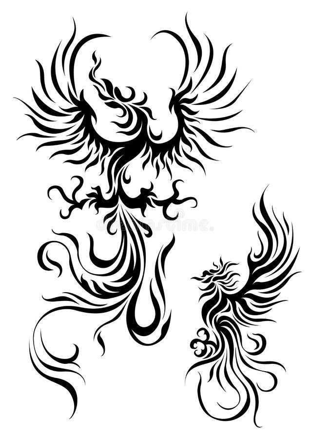 Black Phoenix Stock Illustrations – 9,247 Black Phoenix Stock ...