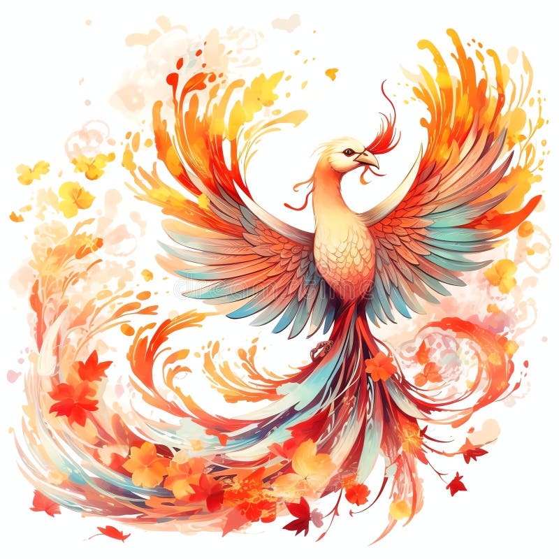 Phoenix Chinese new year stock illustration. Illustration of zodiac ...