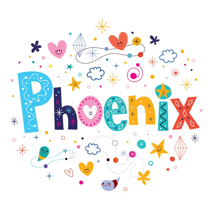 Phoenix stock vector. Illustration of landmark, tourist - 53484990