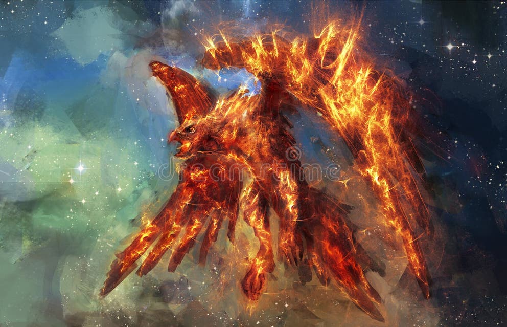 Phoenix stock illustration. Illustration of melting, phoenix - 34918581
