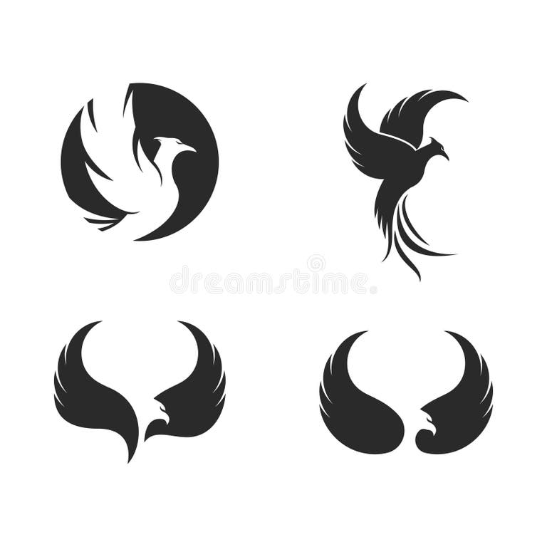 Phoenix falcon logo stock vector. Illustration of flight - 280382572