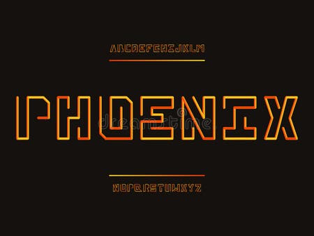 Phoenix Letters Stock Illustrations – 252 Phoenix Letters Stock ...