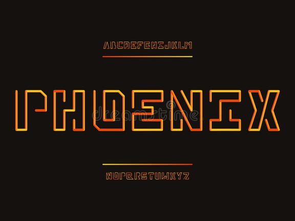 Phoenix Letters Stock Illustrations – 252 Phoenix Letters Stock ...