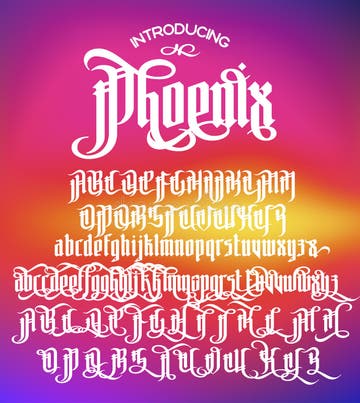 Phoenix Letters Stock Illustrations – 252 Phoenix Letters Stock ...