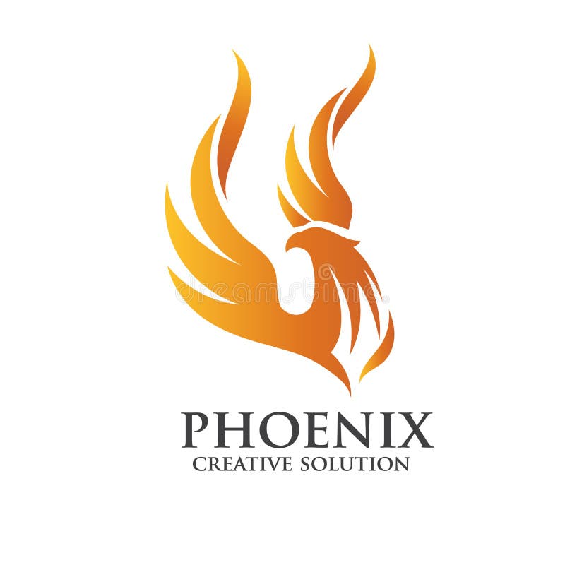 Phoenix head logo vector stock vector. Illustration of glory - 239251008