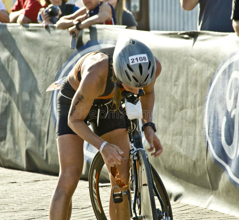 Phoenix Ironman Triathlon editorial stock photo. Image of cycle - 5026943